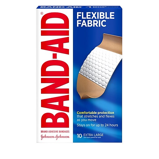 Extra Large Flexible Fabric Band-Aids | Heavy Duty Coverage | Medco ...
