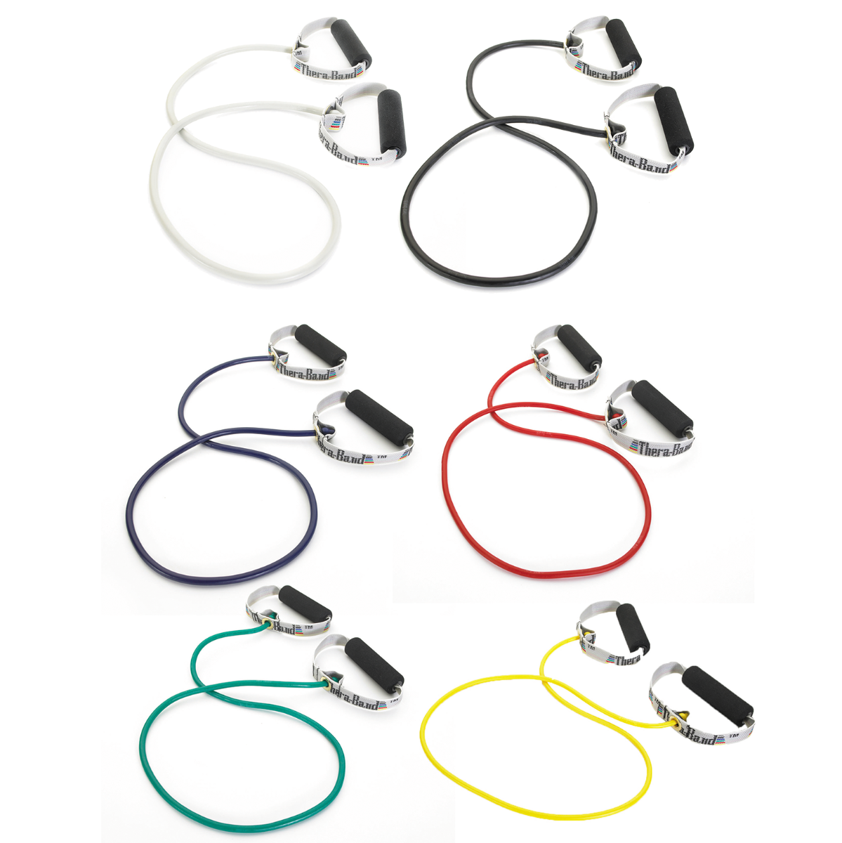 THERABAND Resistance Bands With Handles | Resistance Tubing | Medco ...