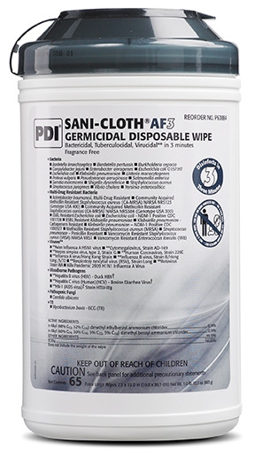 Sani-Cloth AF3 Germicidal Disposable Wipe | Medco Sports Medicine ...
