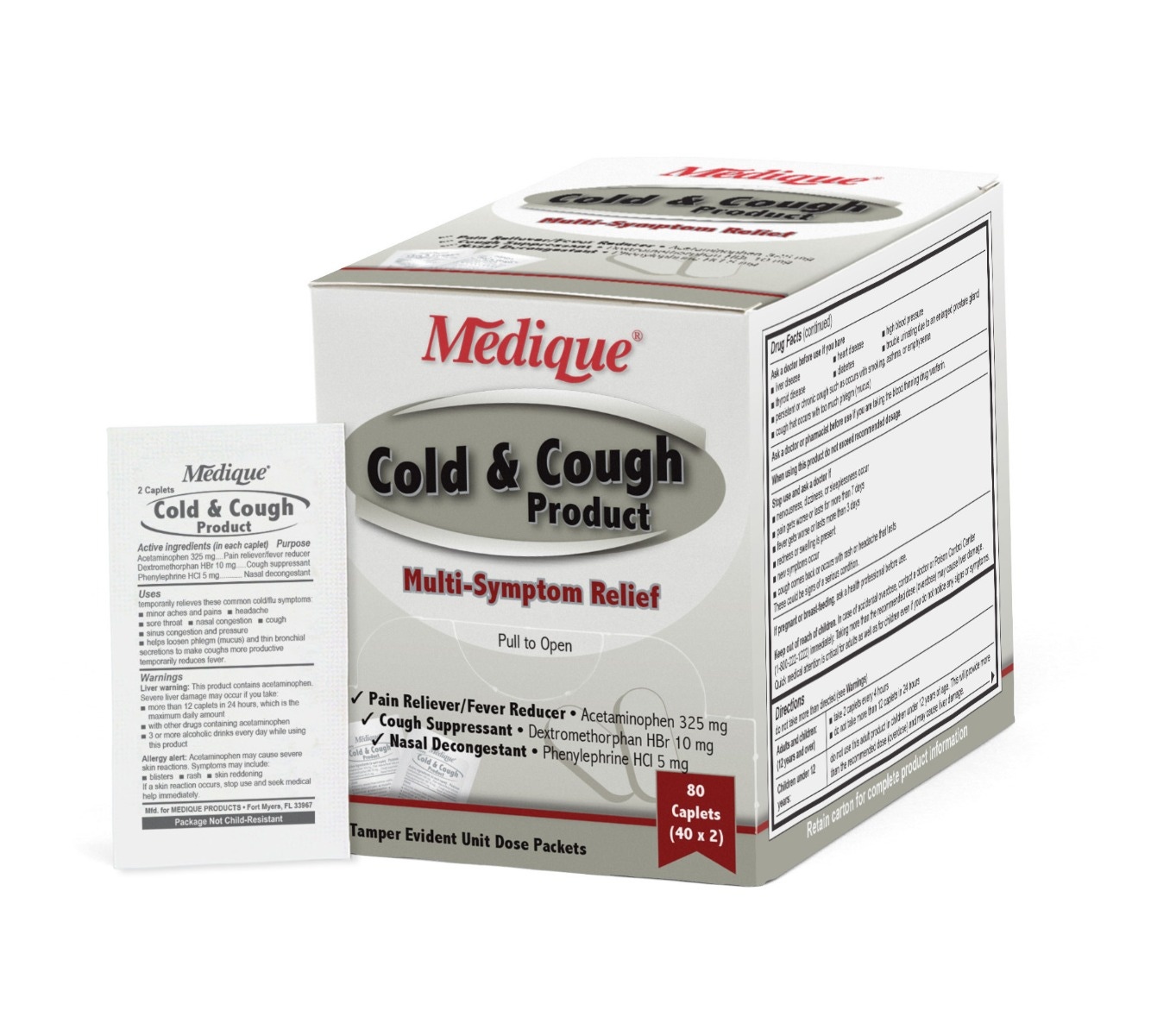 Medique Cold & Cough 80 Per Box, 40X2 | Medco Sports Medicine