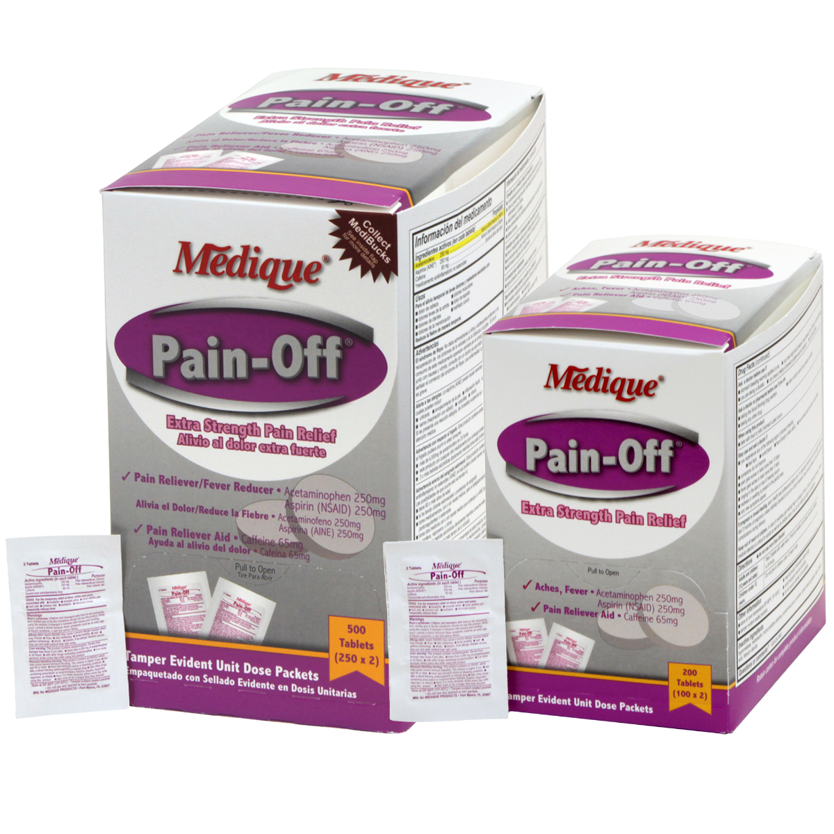 Medique Pain-Off | Fast-Acting Pain Relief Tablets | Medco Sports Medicine