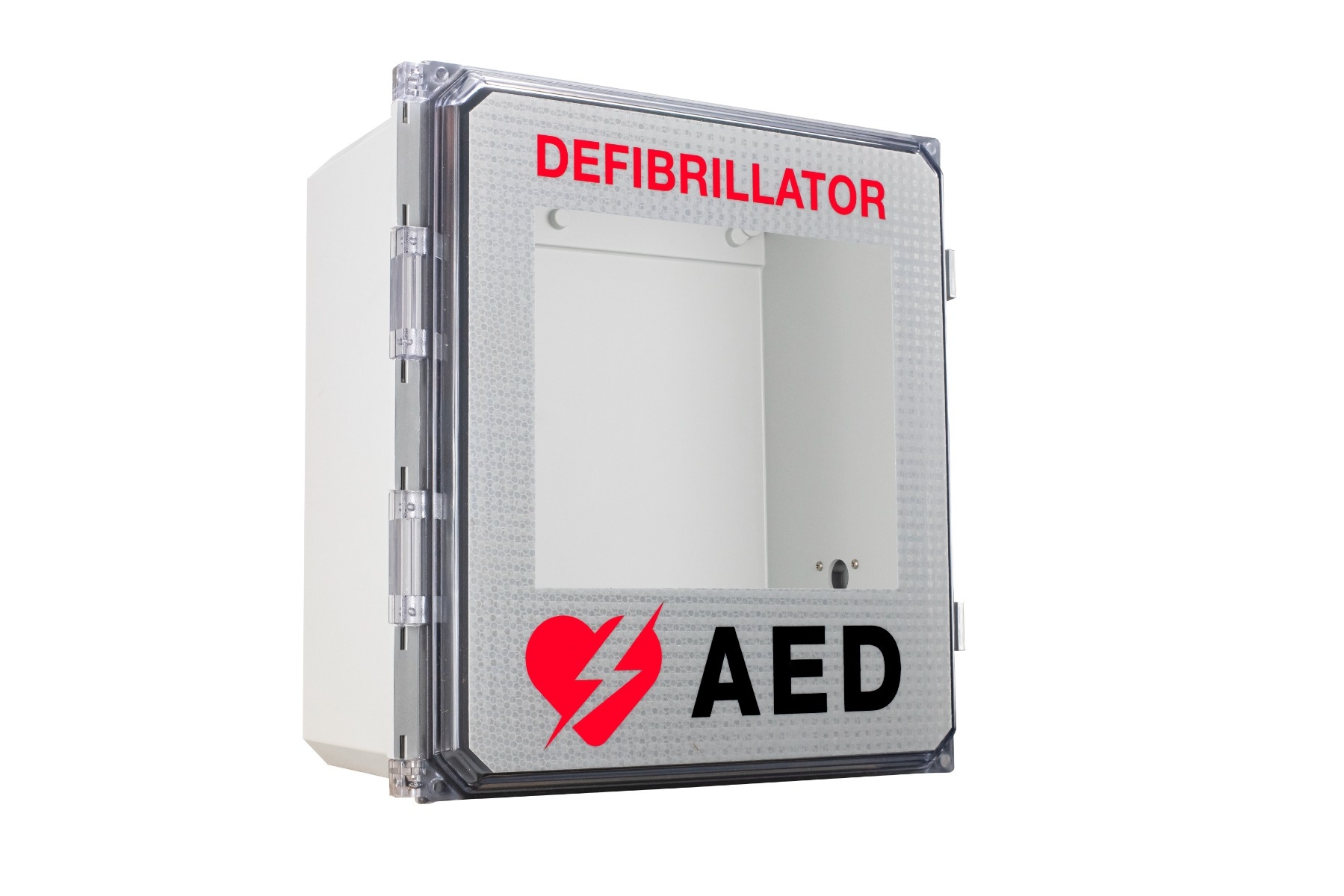Outdoor AED Clear Wall Cabinet with Alarm | Medco Sports Medicine
