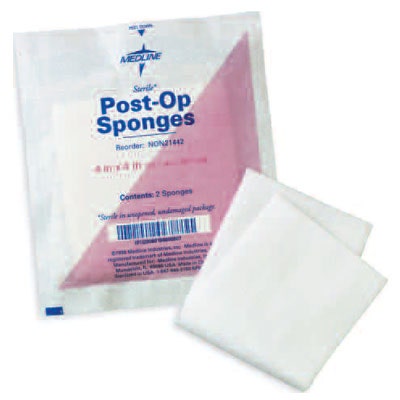 Sterile Wound Care Gauze Avant Sterile Gauze Drain Sponge 4 X 4 White ...